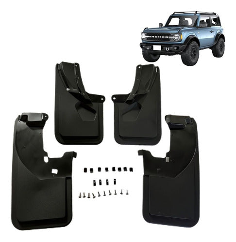 Lodera OEM Bronco 2021-2024 Tipo Original Plástico Negro Kit – Oscar's ...