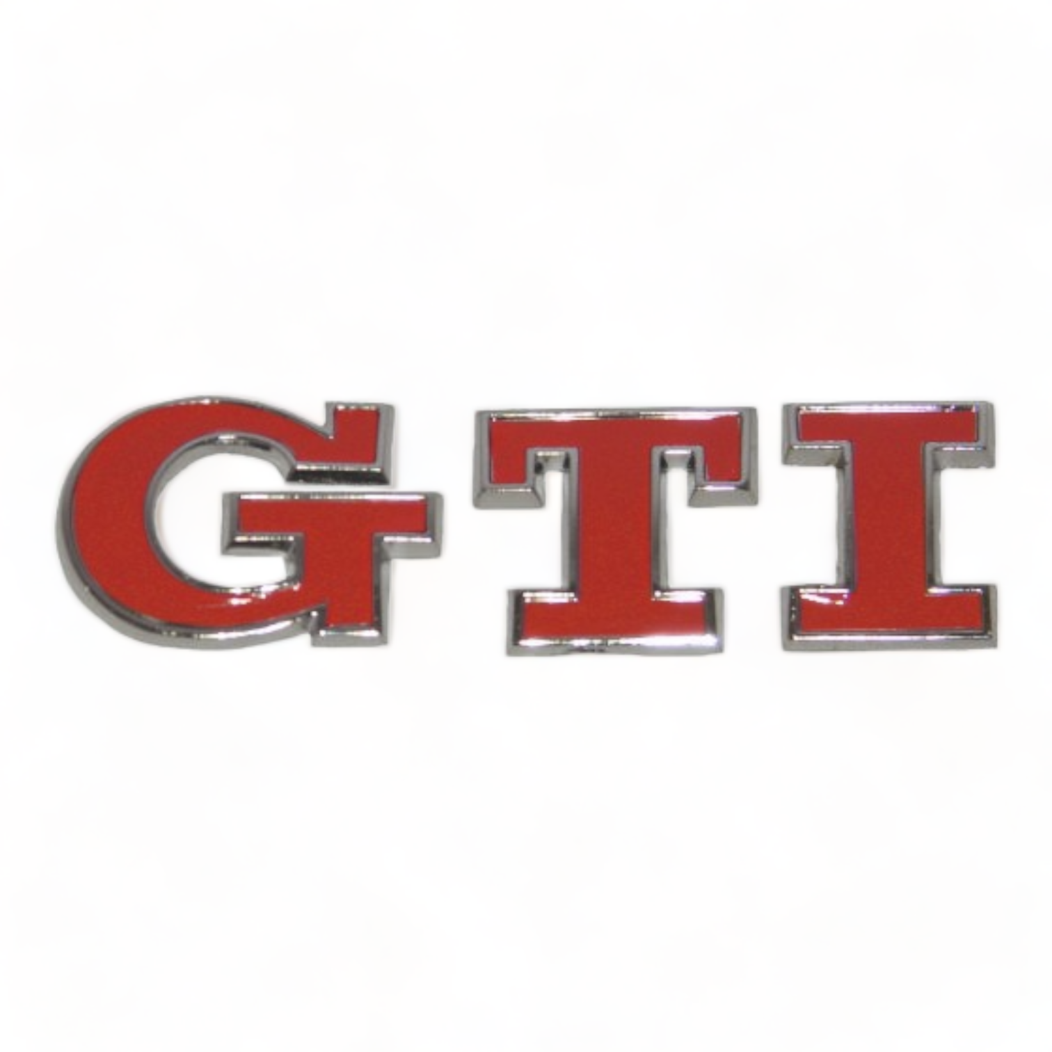 Letrero Gti Rojo Filo Cromo – Oscar's Automotive